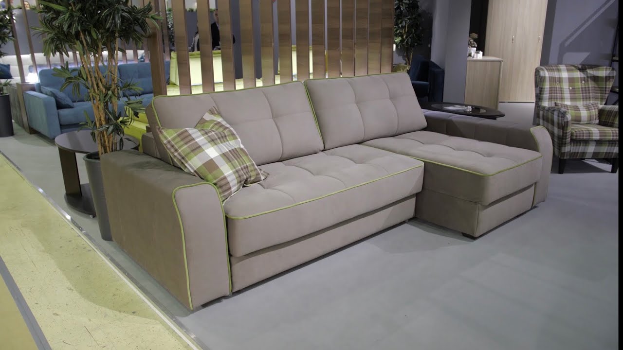 Угловой диван Кембридж (Rivalli) - YouTube