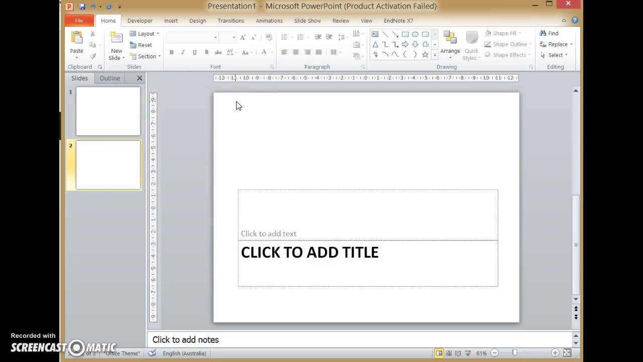 PPT - inserting slides - YouTube