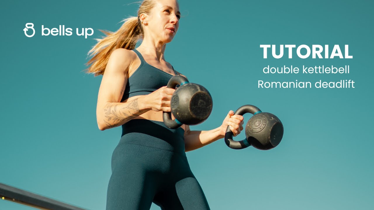 double kettlebell Romanian deadlift - YouTube