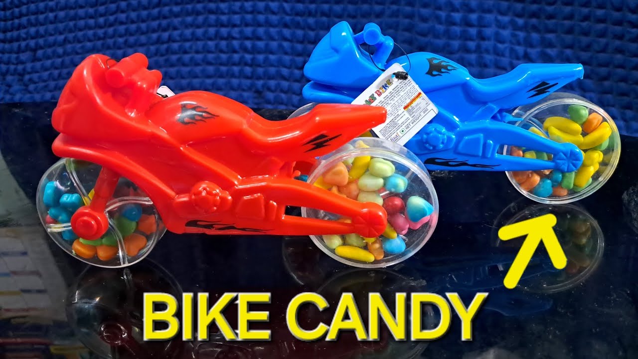 BIKE CANDY 🍬 BIG SURPRISE FROM MOM. #BIKECANDY #candy #toys # ...