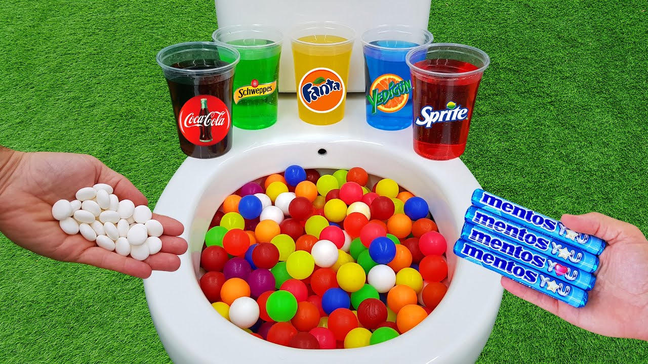 Mini Balls VS Coca Cola Zero, Fanta, Schweppes, Yedigün Blue, Sprite ...