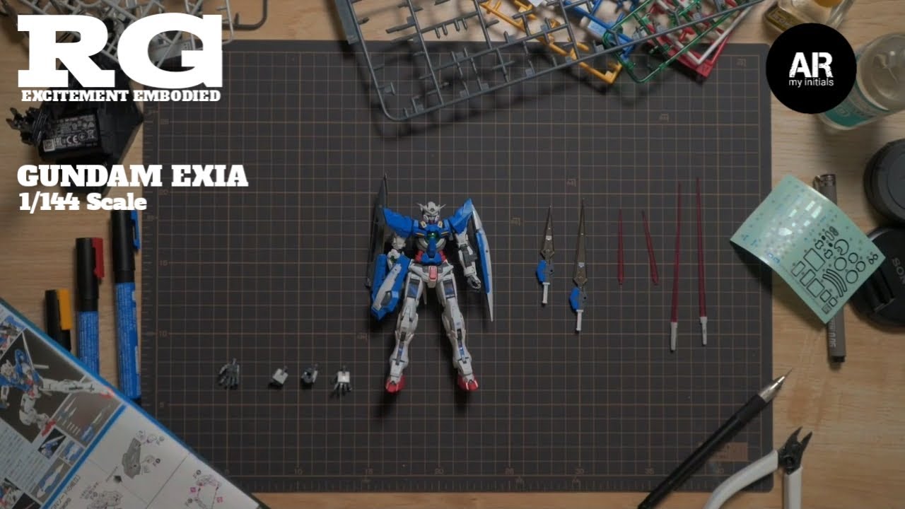 RG GUNDAM EXIA | RG | BUILD | ASMR - YouTube