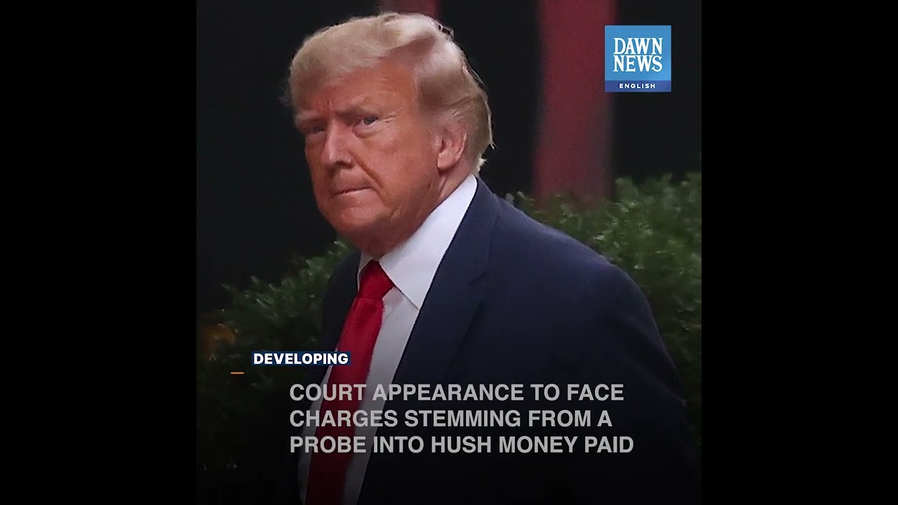 Indicted Trump Arrives In New York For His Day In Court | Developing ...