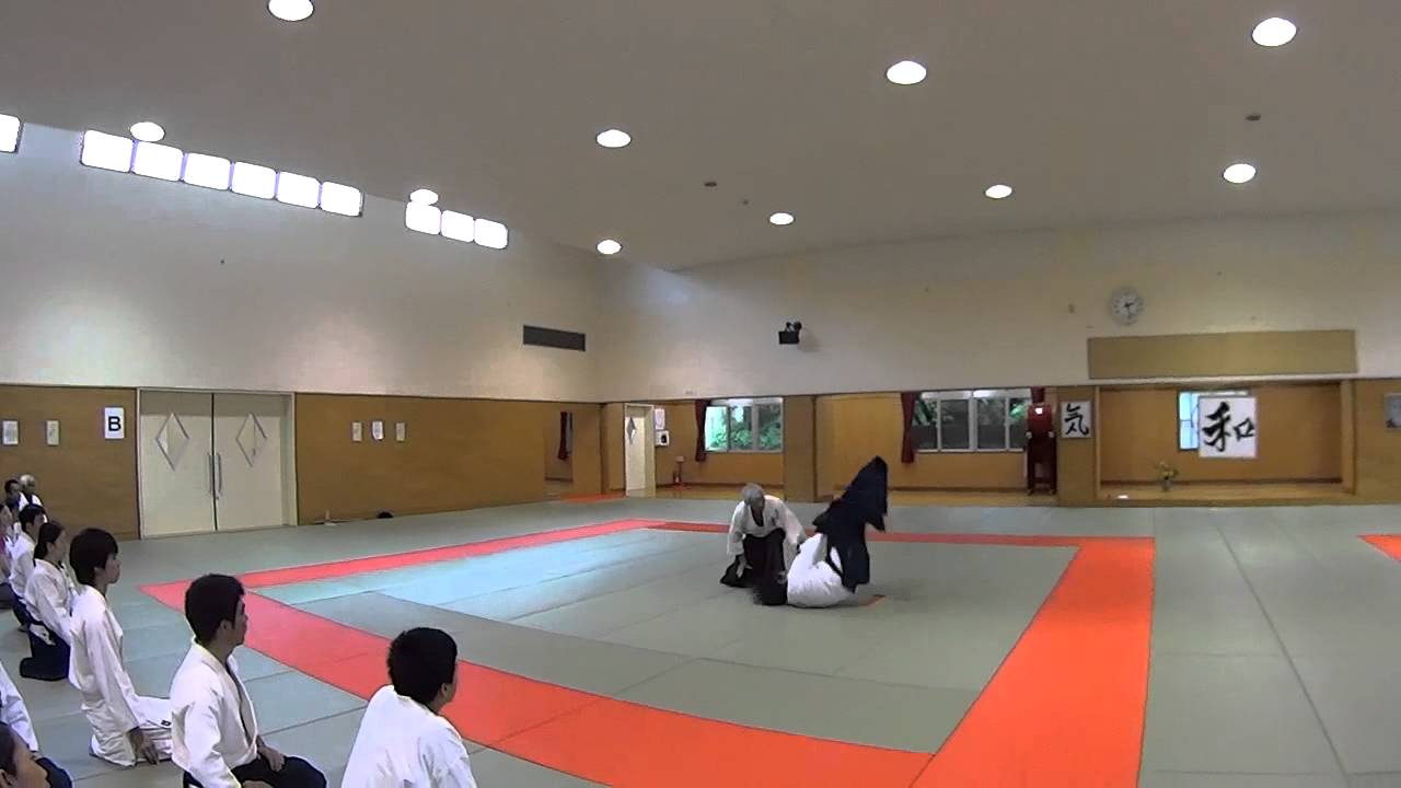 Aikido Okinawa Embukai - Yamaguchi Sensei - Quick Performance - YouTube