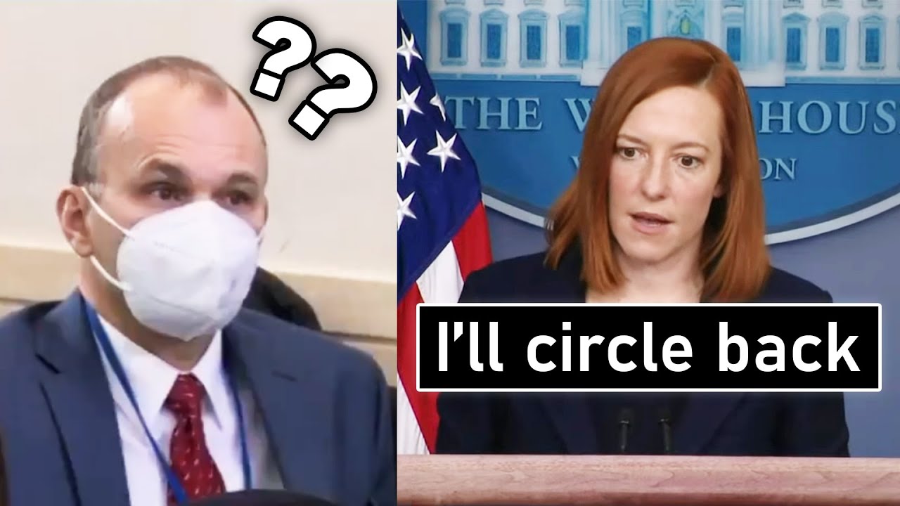 Jen Psaki "circles back", but REFUSES to answer question (Joe Biden's ...