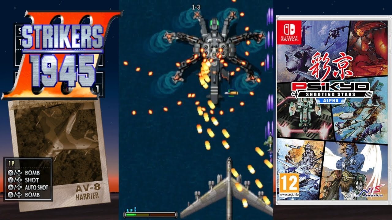 Strikers 1945 III playthrough | Psikyo Shooting Stars Alpha - YouTube