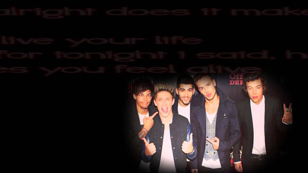 One Direction - Alive Lyrics. - YouTube