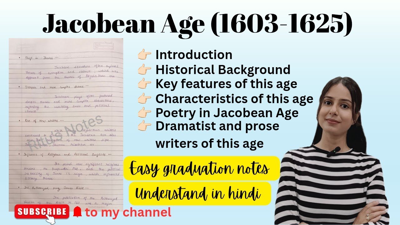 Jacobean Age | Jacobean Age notes with pdf | Easy handwritten notes ...