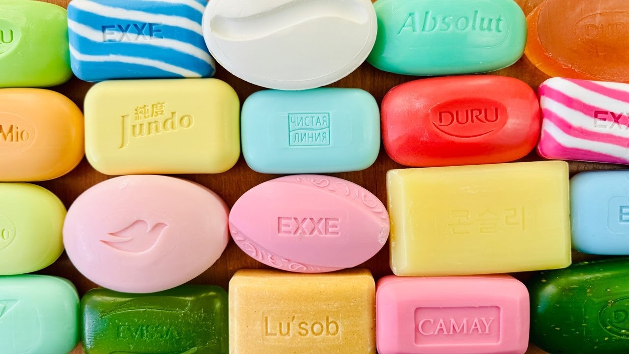 ASMR Soap/ 300 Soaps/ soap opening haul/ unpacking soap/ распаковка ...