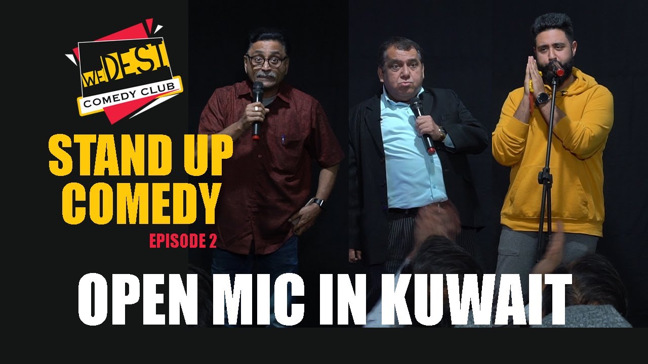Stand up Comedy Auditions Part 2 || Kuwait || An Indian Comedy Club in ...