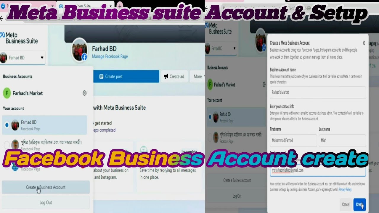 How to create Facebook Business Manager Account & Setup.Mete Business ...