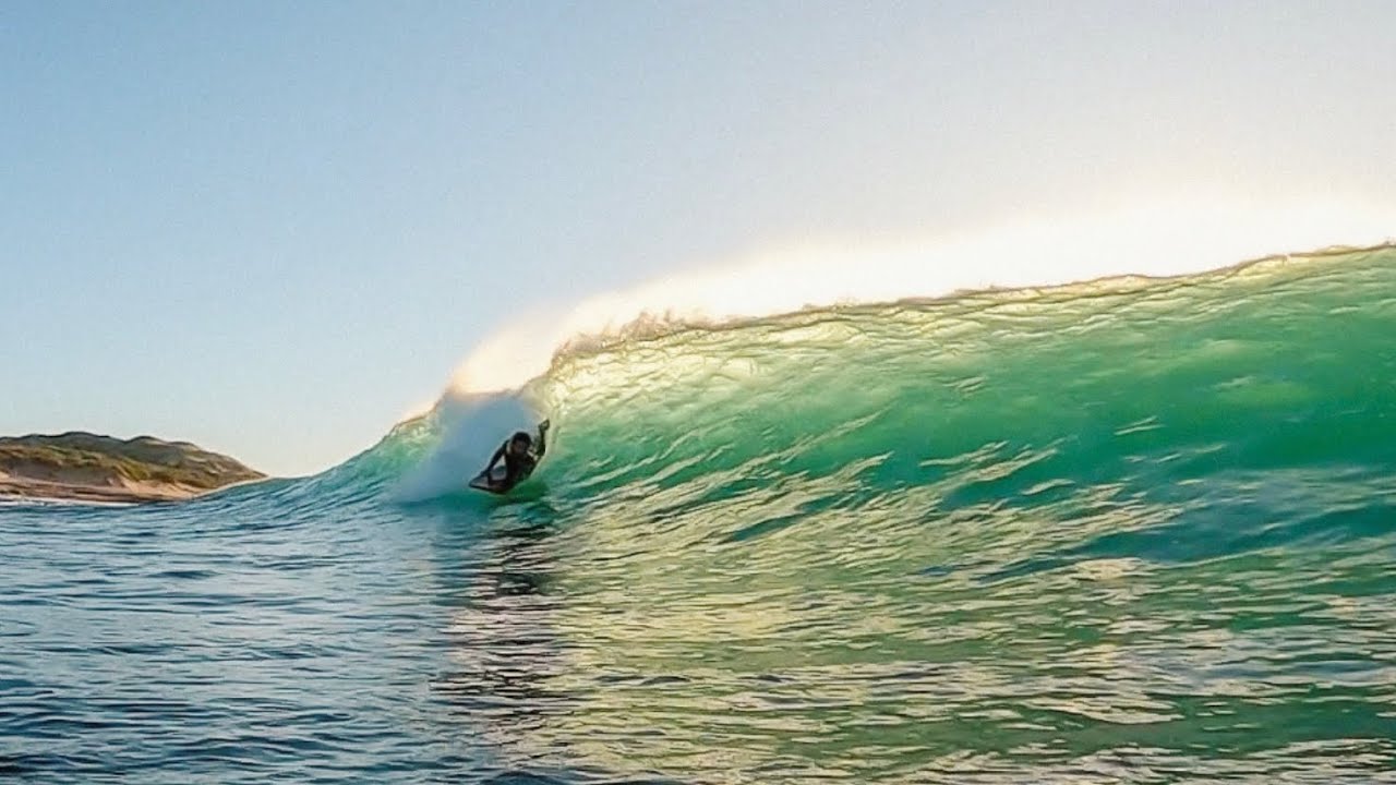 SURFING INSANE A-FRAMES DRY REEF (POV SURFING) - YouTube
