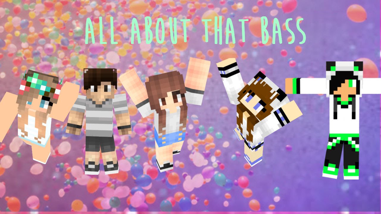MINECRAFT MUSIC VIDEO | "All about that bass" - YouTube