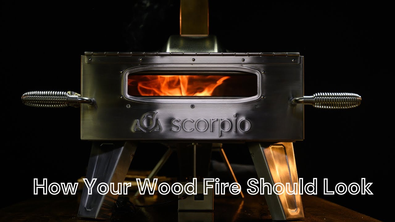 Scorpio Wood Burner Flame Pattern - YouTube