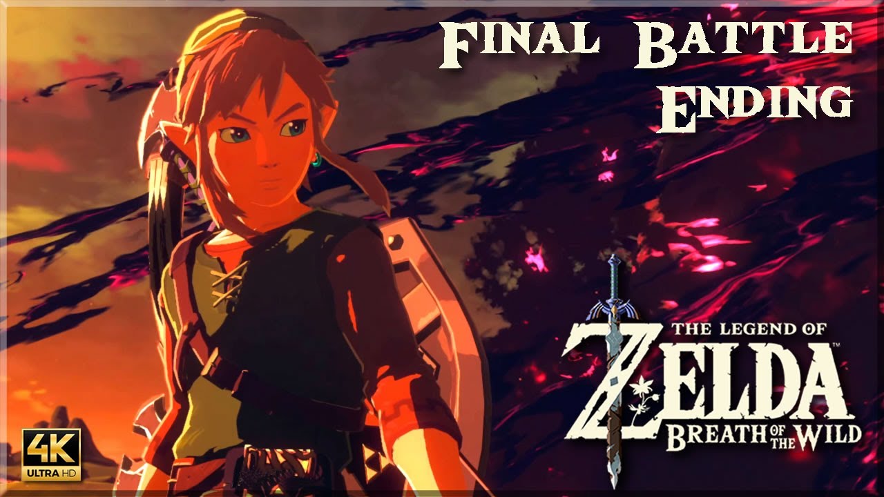 The Legend of Zelda: Breath of the Wild [4K] - Final Battle + Ending ...