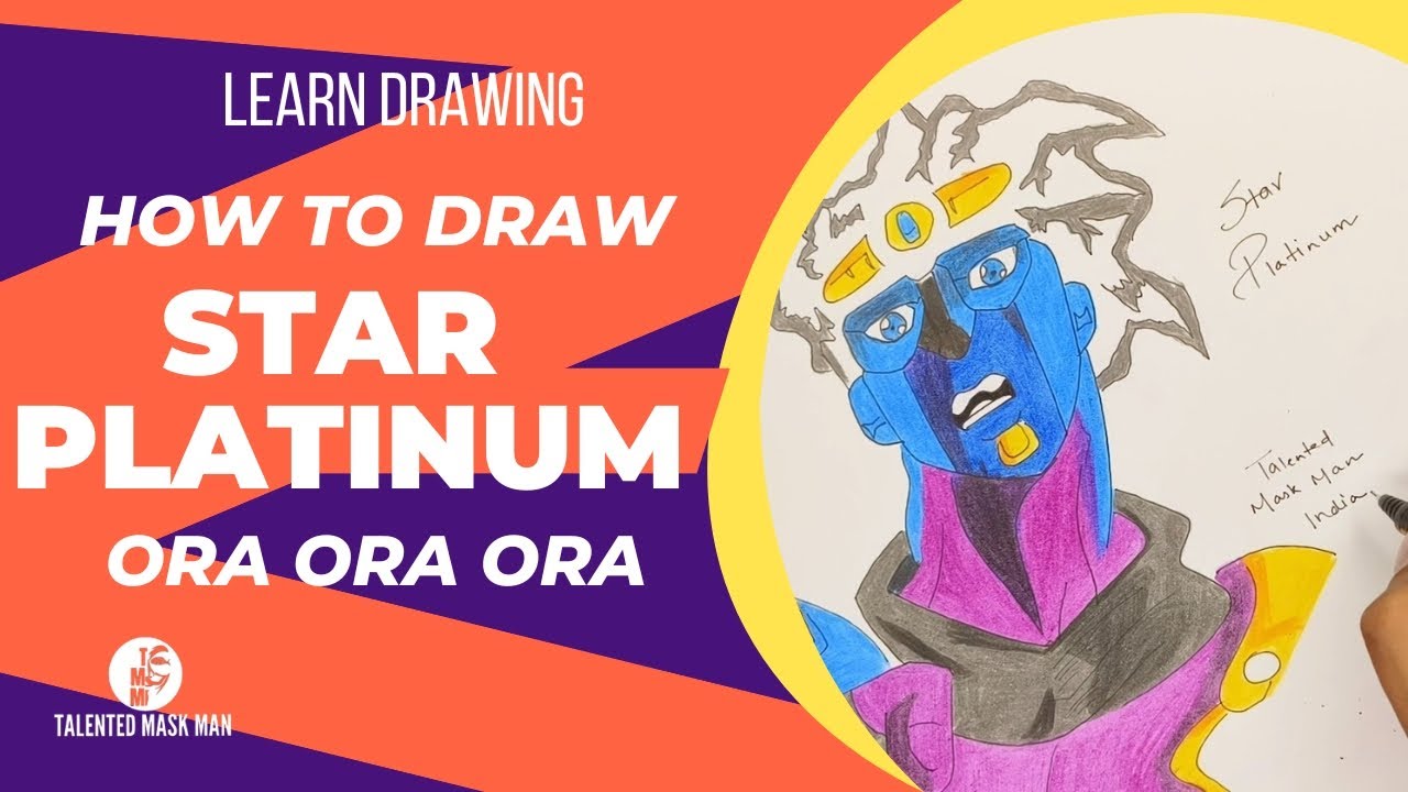 Join the Joestar Family and Learn How to Draw Anime Star Platinum with ...