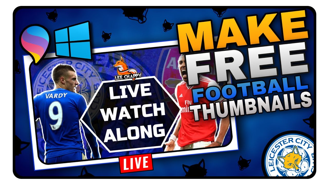 How To Make Football Thumbnails! | Behind The Scenes | Tutorial WITH ...