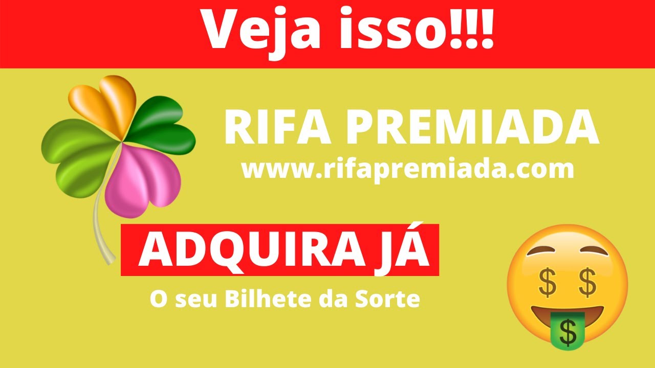 RIFA PREMIADA; Rifas Online; Rifa Online como fazer; Ganhar Dinheiro ...