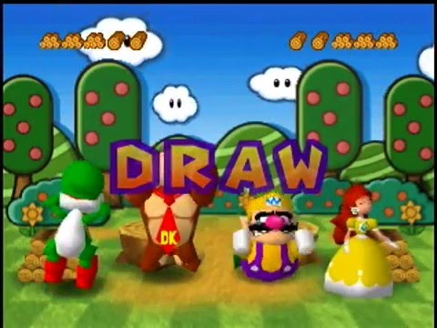 Mario Party 3 Minigames - Log Jam - YouTube