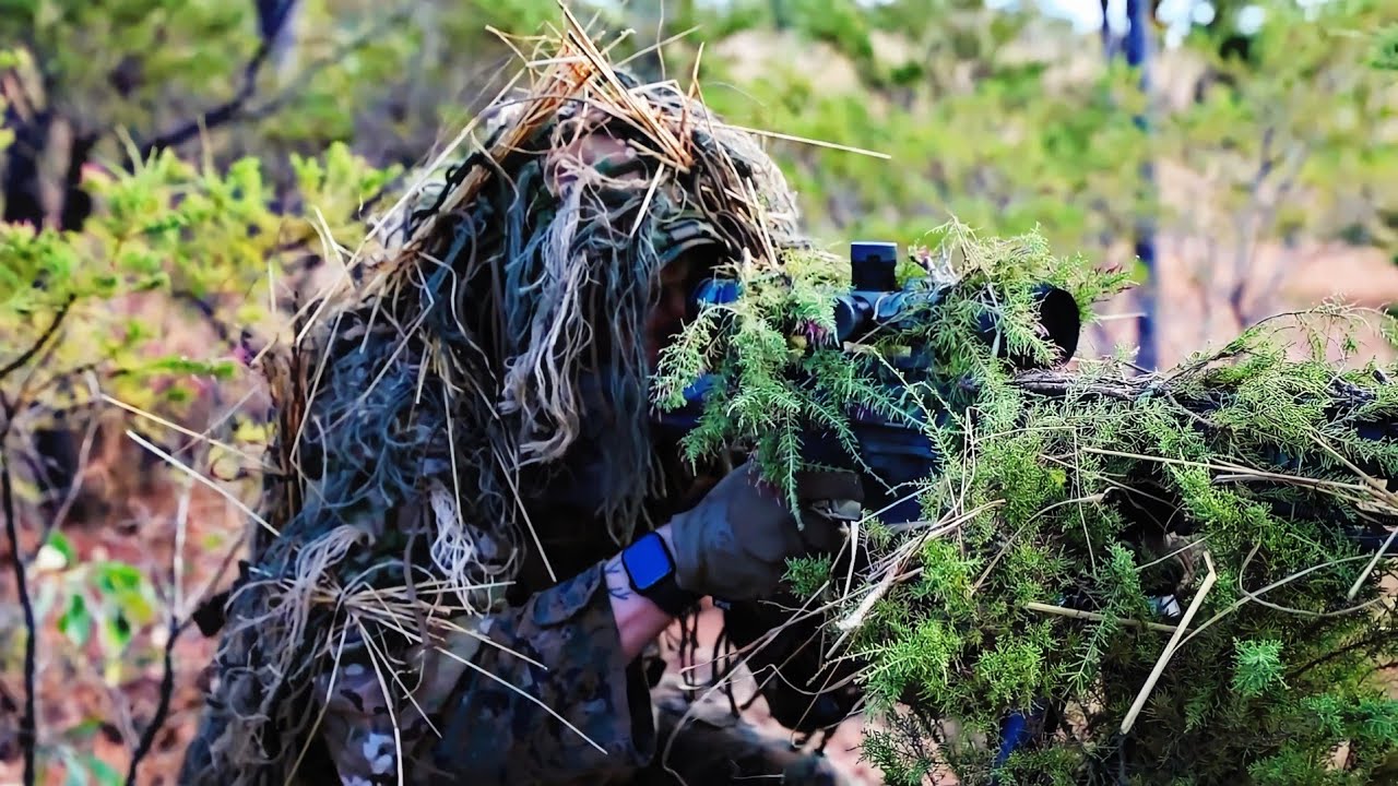 US Marines Practice Long Range Shooting in Concealed Positions - YouTube