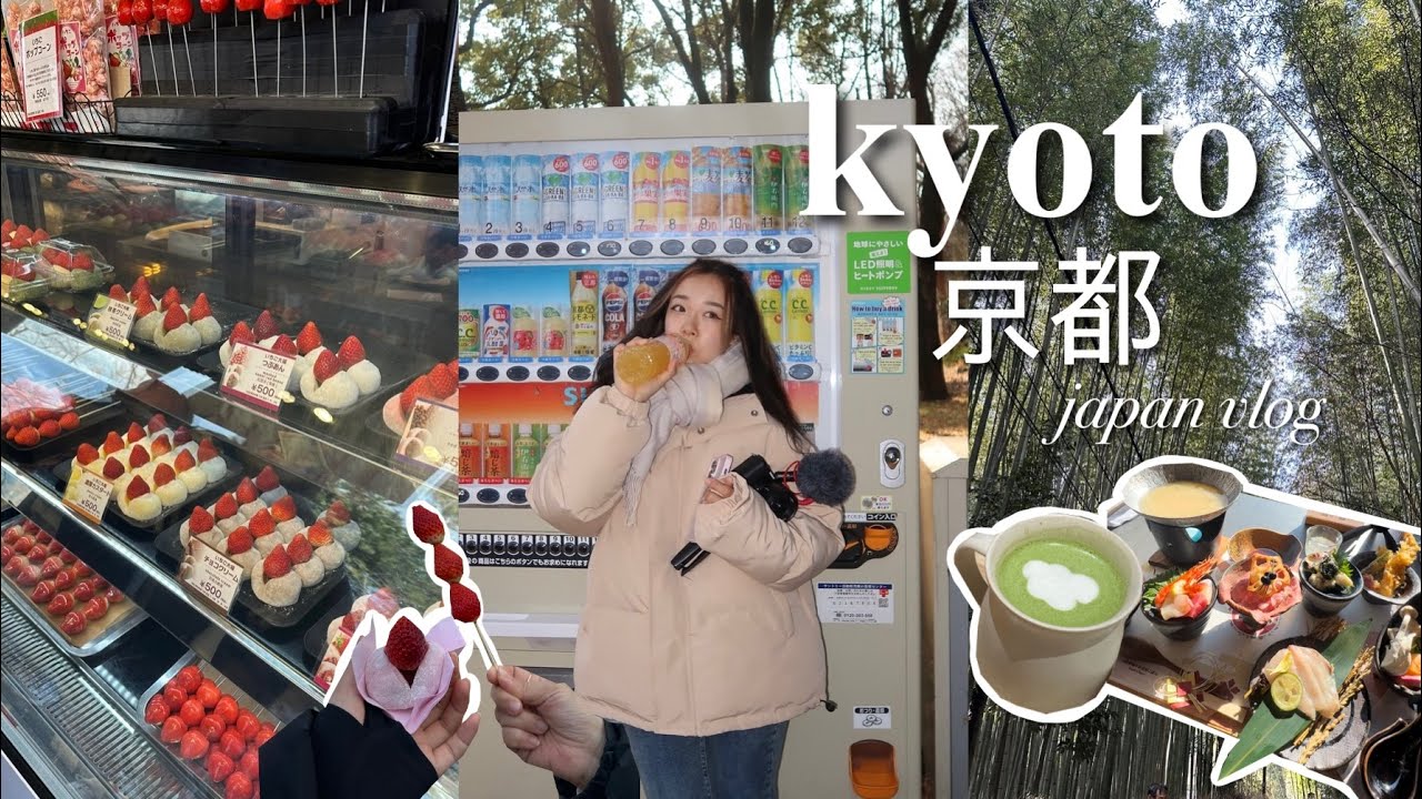 Japan Vlog | everything i ate & did in KYOTO: matcha, arashiyama ...