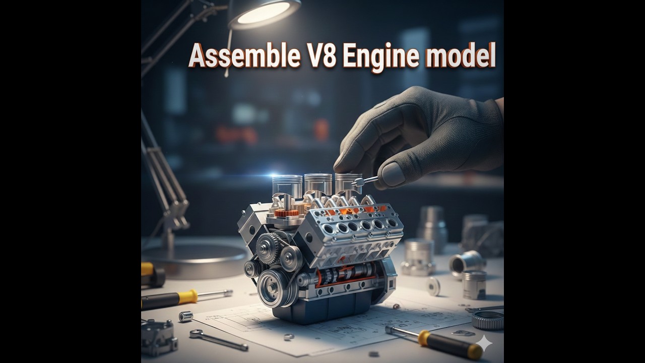 Building a Miniature V8 Engine | Complete Assembly - YouTube