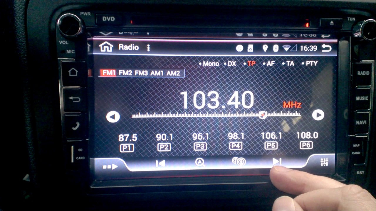 Bosion BX-421 2din android car radio - YouTube