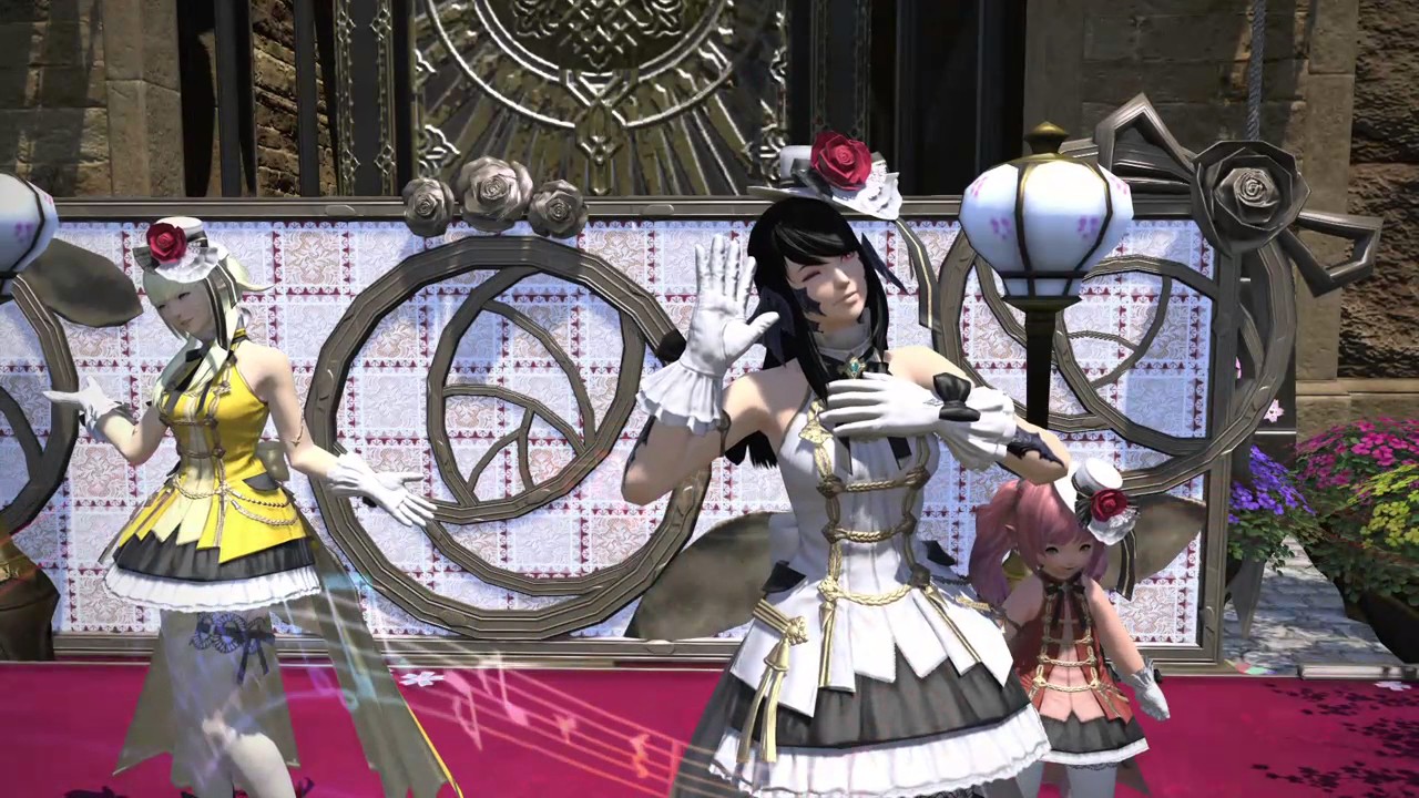 FFXIV pretty idol girl song and dance - YouTube