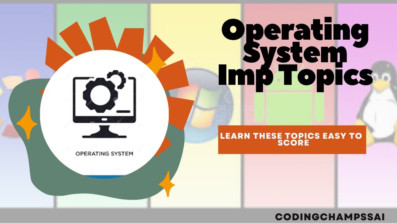 Operating System IMP Topics for C23 & C20 DIPLOMA Students - YouTube