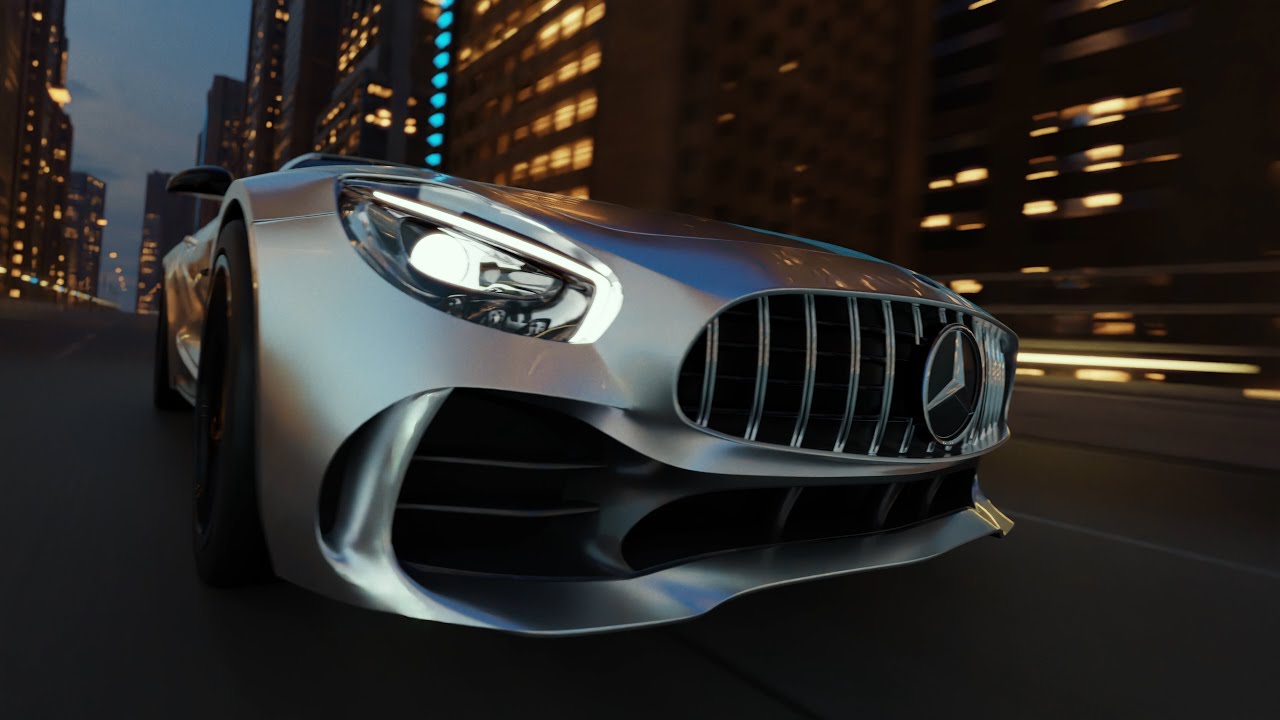 Mercedes AMG | Spec Ad | Blender - YouTube