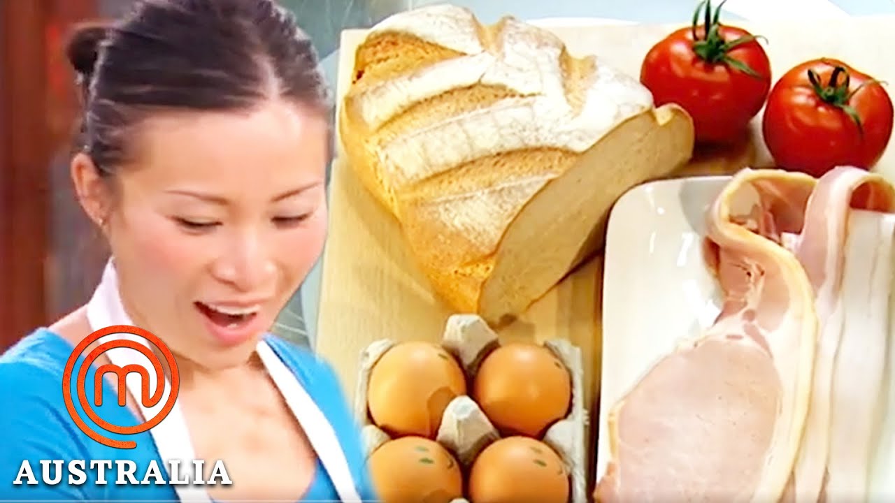 Bacon, Eggs & Tomatoes Mystery Box Challenge! | MasterChef Australia ...