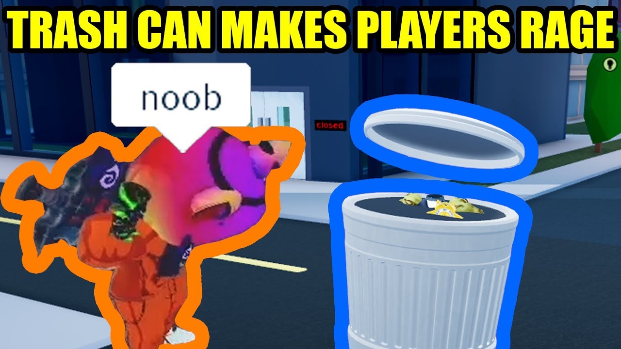 MAKING PLAYERS RAGE QUIT as TRASH CAN in Roblox Jailbreak - YouTube