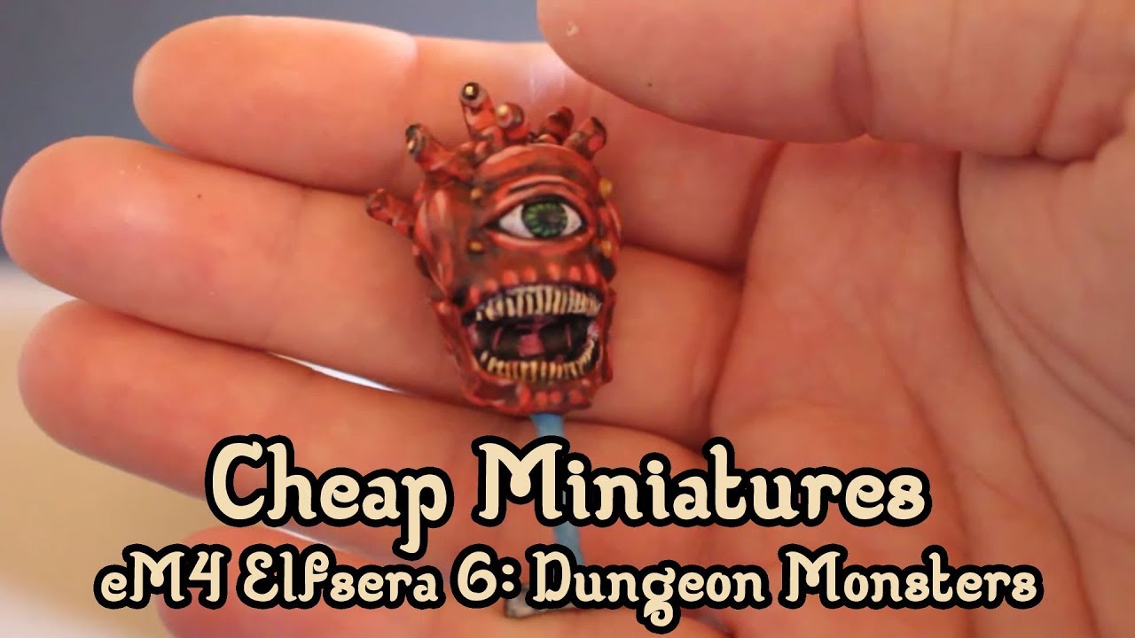 eM4 Miniatures: Elfsera - Dungeon Monsters (Prepainted metal!) - YouTube