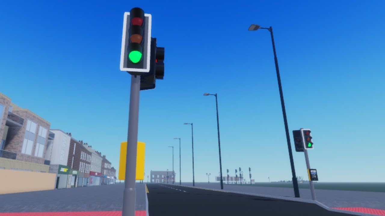 Roblox 1989 GEC Mellor Pelican Crossing Traffic Lights @ Castlewick ...