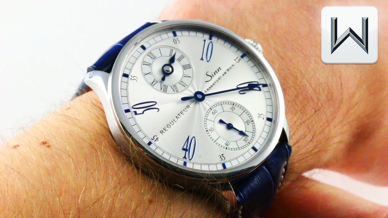 Sinn Classic B Regulateur / Regulator Watch 6100.010 Luxury Watch ...