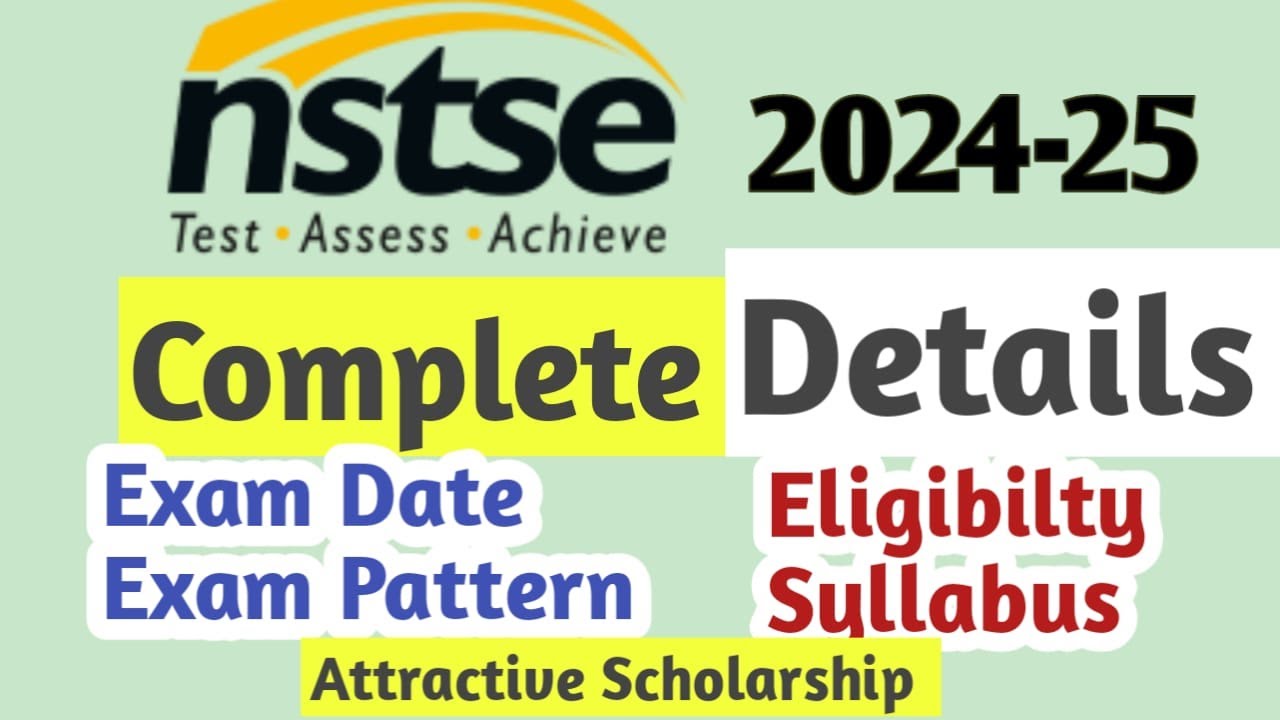 What is NSTSE Exam जाने हिंदी में |All About NSTSE 2024 -25 Syllabus ...
