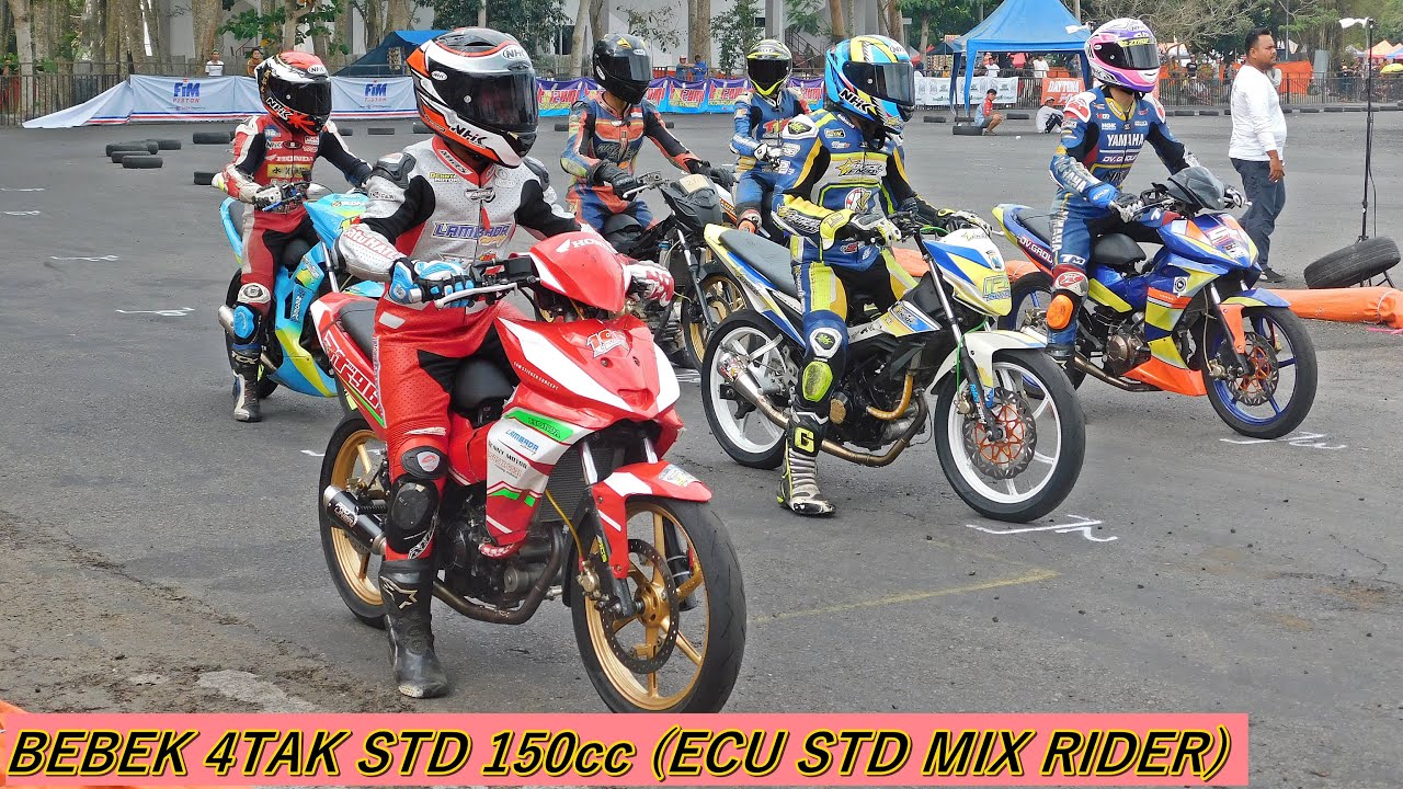 FULL RACE - BEBEK 4TAK STD 150cc ECU STD MIX RIDER - MCR ROUND 4 ...