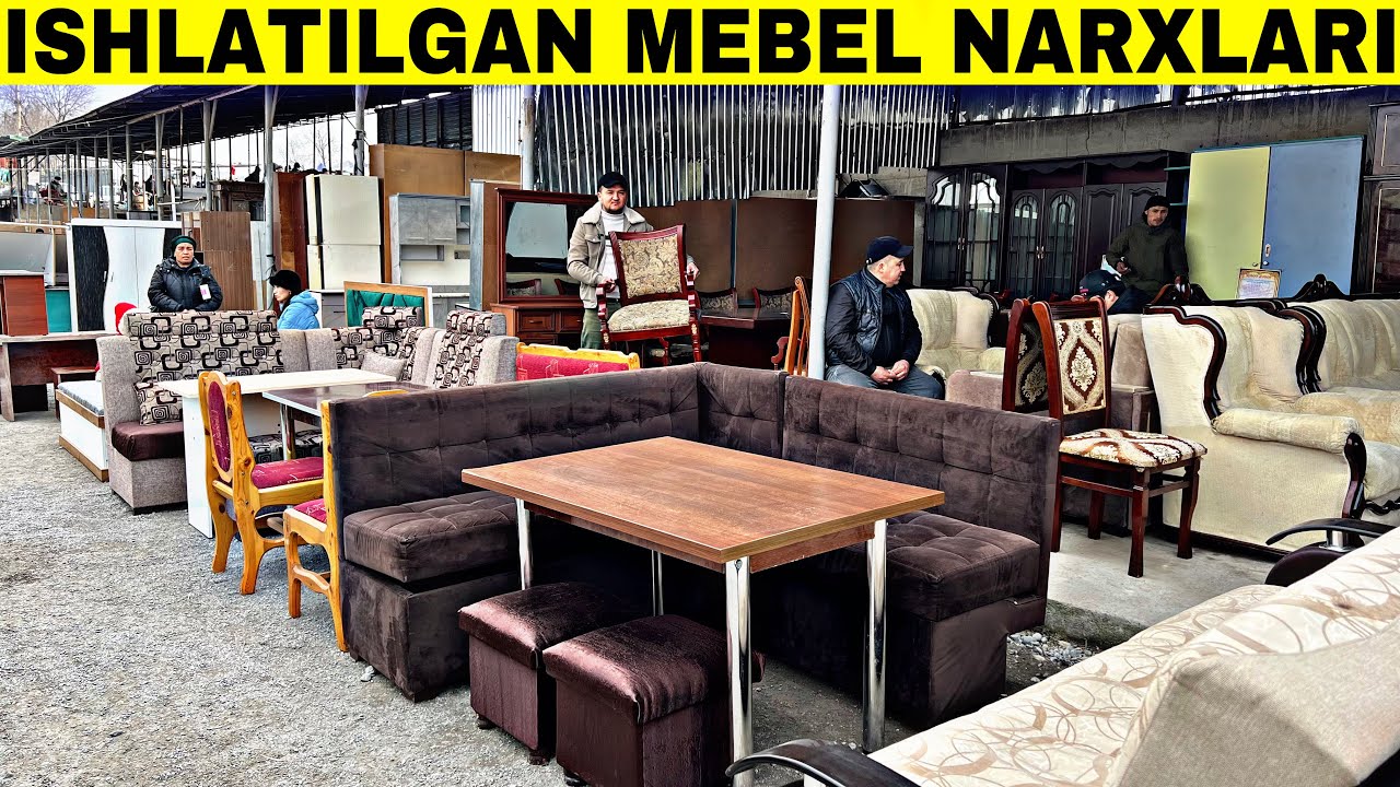 ISHLATILGAN MEBEL NARXLARI STOL STUL SHKAFLAR SPALNI GARNITUR YUMSHOQ ...