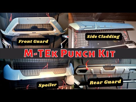2022 Tata Punch M-TEK Addon Kit | Front & Rear Abs Guard | Side ...