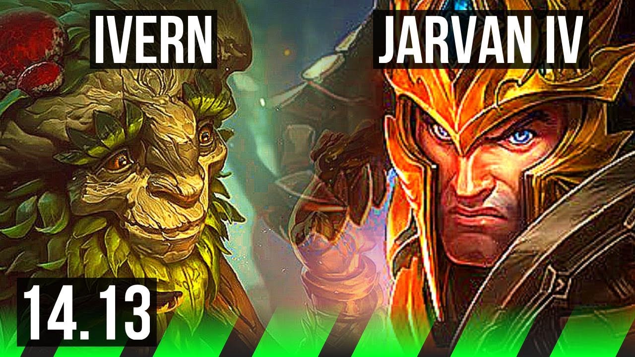IVERN vs JARVAN IV (JGL) | 4/1/9, 1100+ games | NA Grandmaster | 14.13 - YouTube