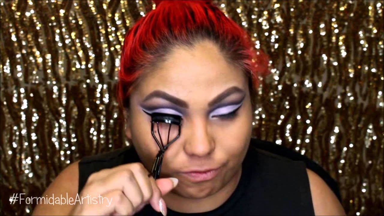 Purple Folklorico Makeup - YouTube