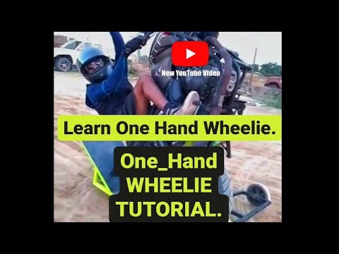 One Hand Wheelie Tutorial By @steelboytony#tonytip # ...