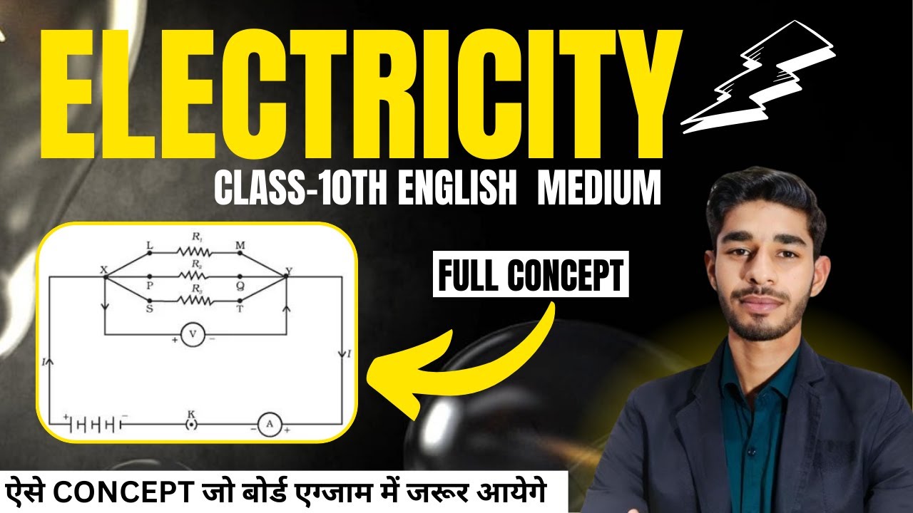 || ELECTRICITY || CLASS-10TH ENGLISH MEDIUM || FULL CONCEPT || जो बोर्ड ...