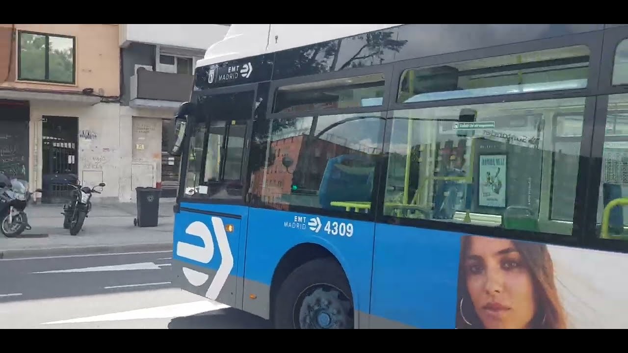 Here is the EMT bus 4309 on the number 22 in Madrid Friday 2 June 2023 ...