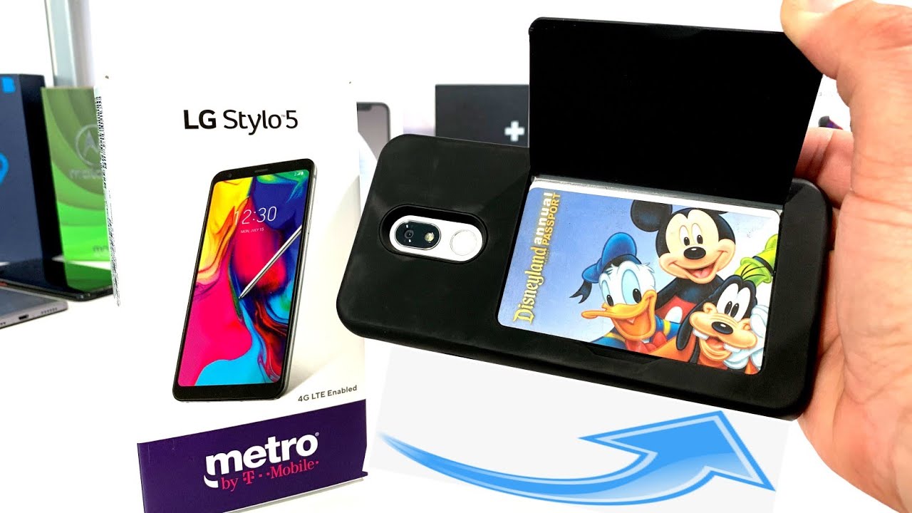 LG Stylo 5 credit card case from amazon (Review) - YouTube