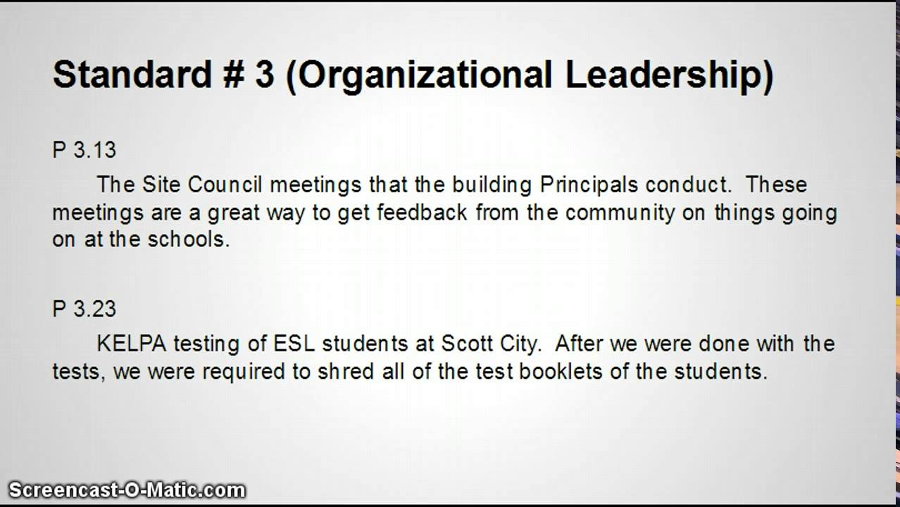 ISLLC Standards - YouTube