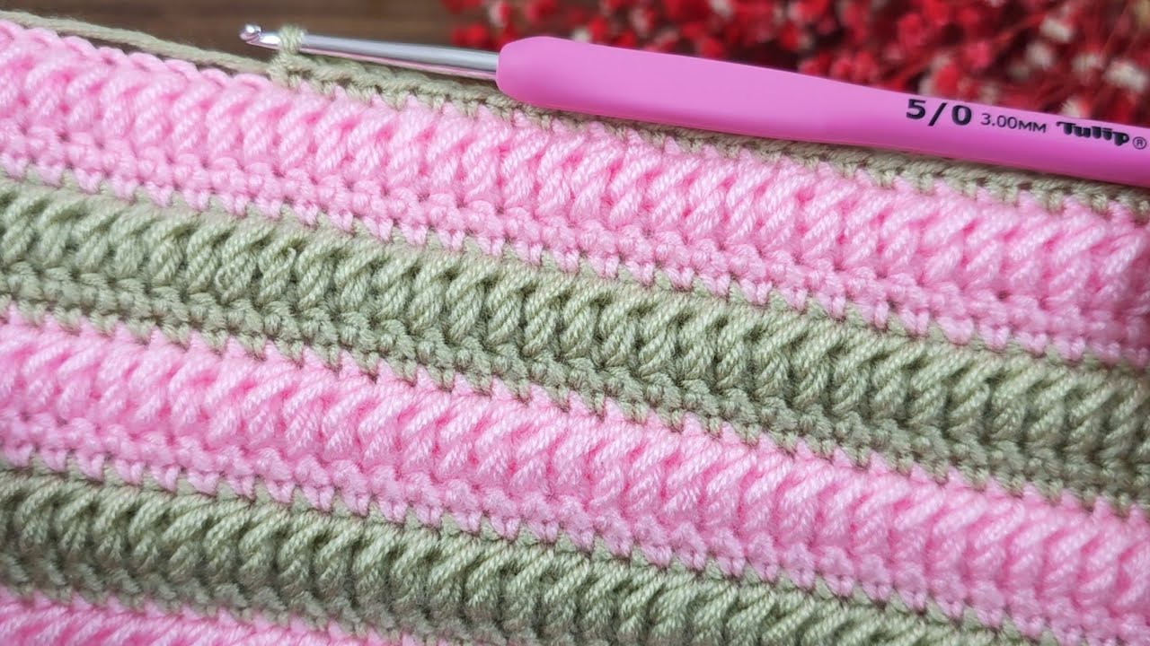 different technique ** sequential crochet pattern ... easy crochet ...