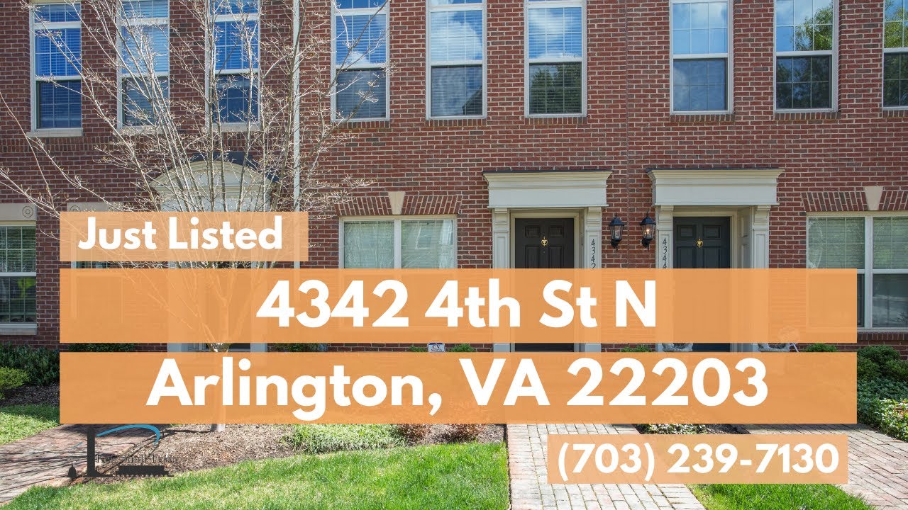 4342 4th St N Home For Sale Arlington, VA 22203 - YouTube