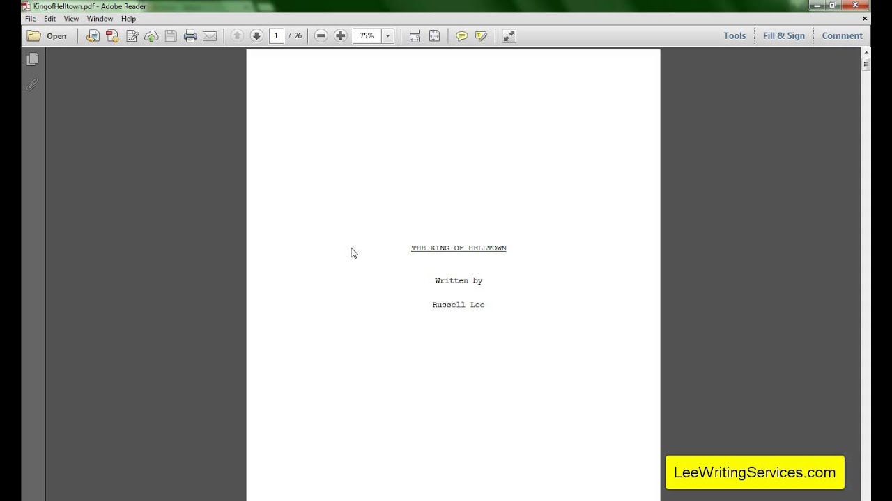 Introduction To Screenwriting Video Course - Screenwriting for ...