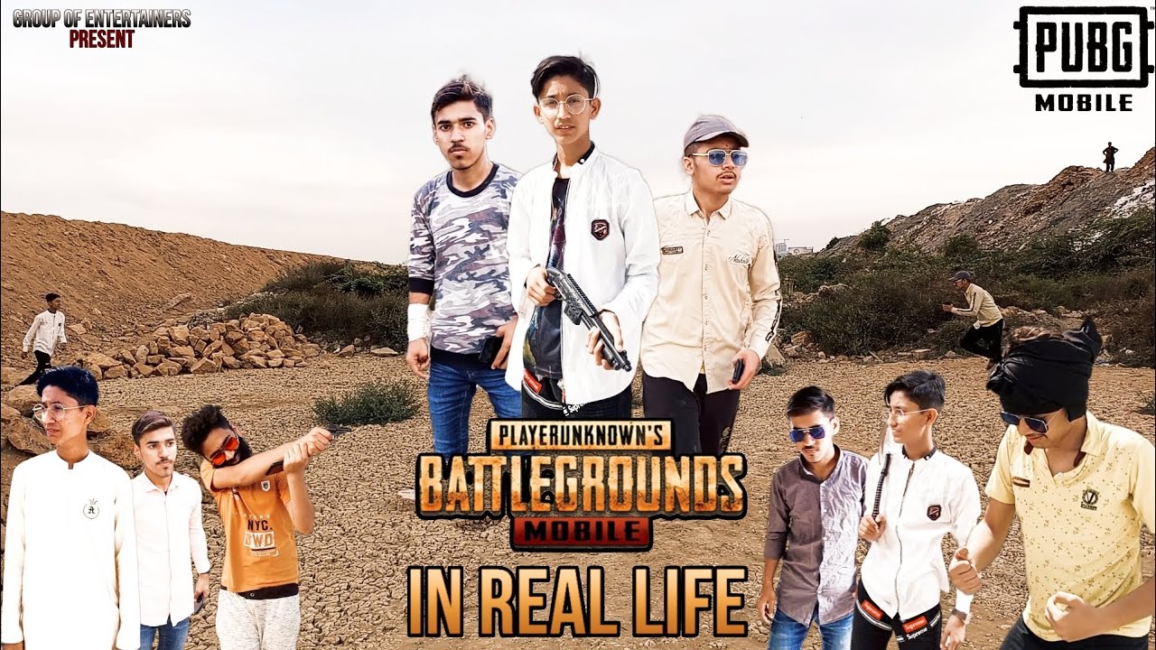 PUBG mobile in real life | group of entertainers - YouTube